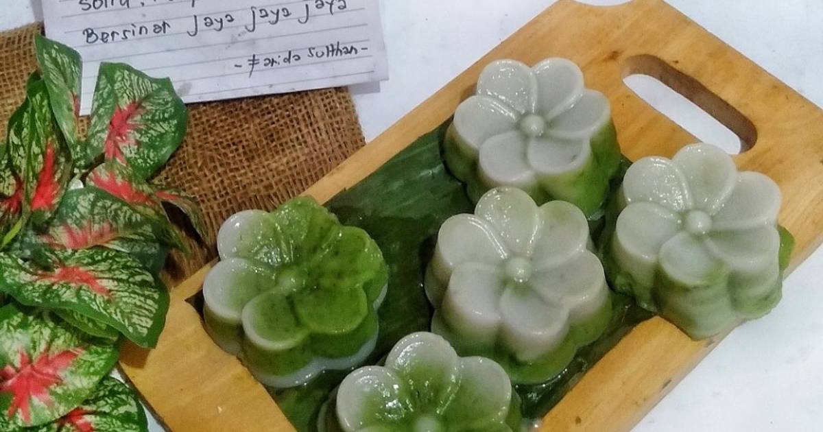 Resep Kue Talam Ampas Kacang Hijau oleh farida Sulthan 🇮🇩 (IG. Malika02782) - Cookpad