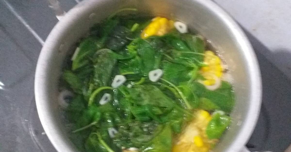 Resep Sayur Bayam (Jangan Bayem) oleh Nana - Cookpad