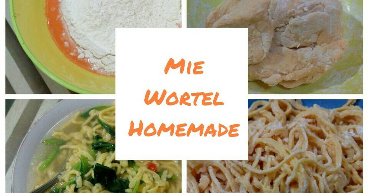 Resep Mie/Stik Wortel Homemade oleh Swasti Mukti - Cookpad