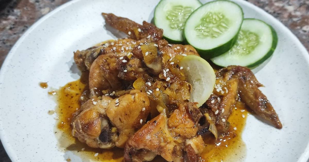Resep Ayam Saos Lemon oleh Deta Almira - Cookpad