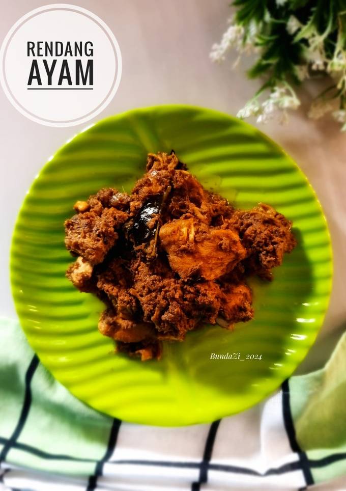 Resep 146. Rendang Ayam oleh Bunda_Zi - Cookpad