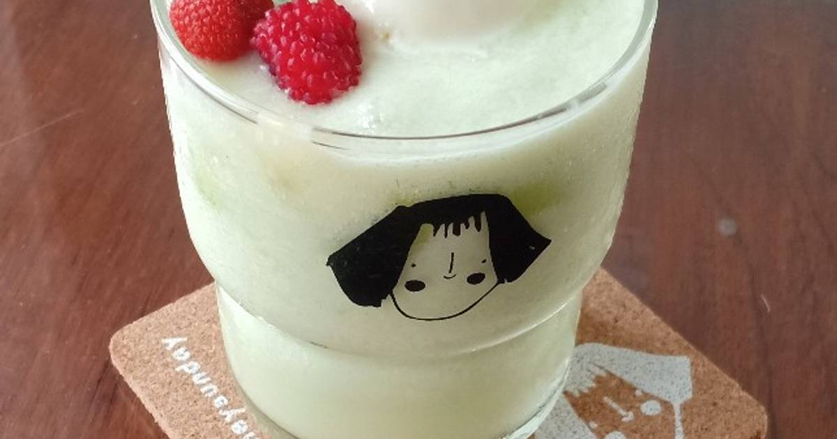 Resep Melon Float oleh Agnes エミリア 💕 - Cookpad