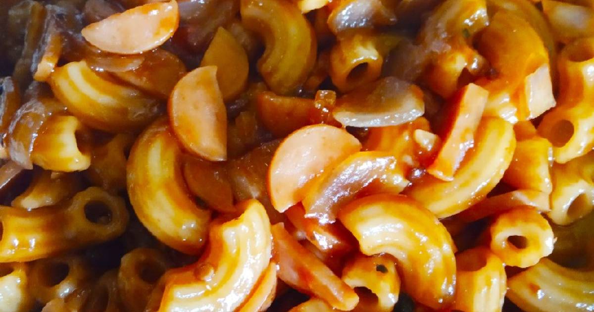 Resep Makaroni Saos Lada Hitam😋 oleh AISHA - Cookpad