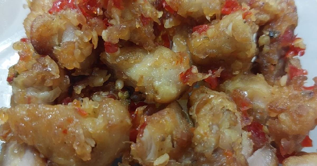 Resep Ayam cabe garam oleh ghinaya - Cookpad