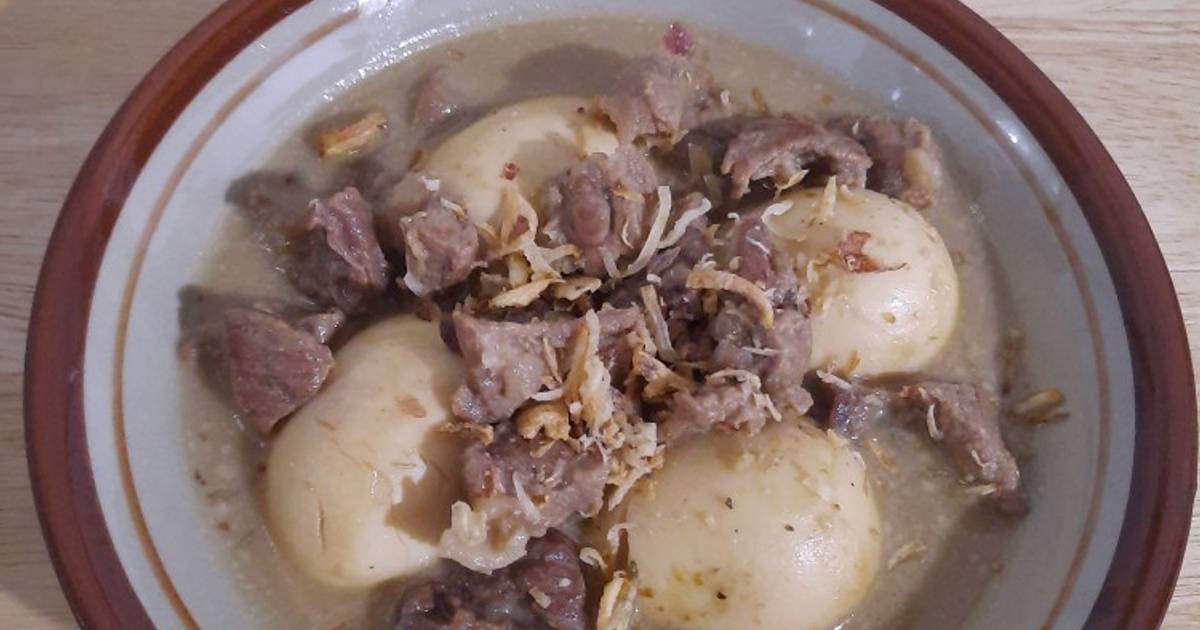 Resep Terik Daging Sapi Telur oleh Bani Ferizqa Ummu Musa - Cookpad