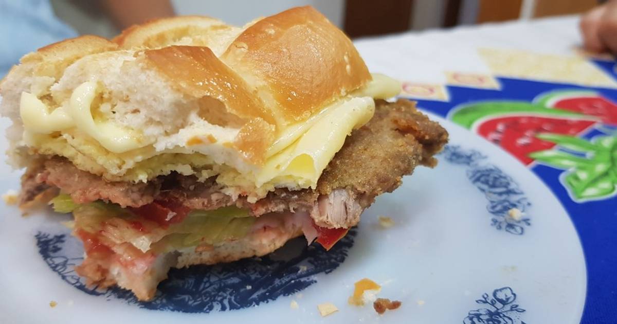 Sandwich de milanesas - 28 recetas caseras- Cookpad