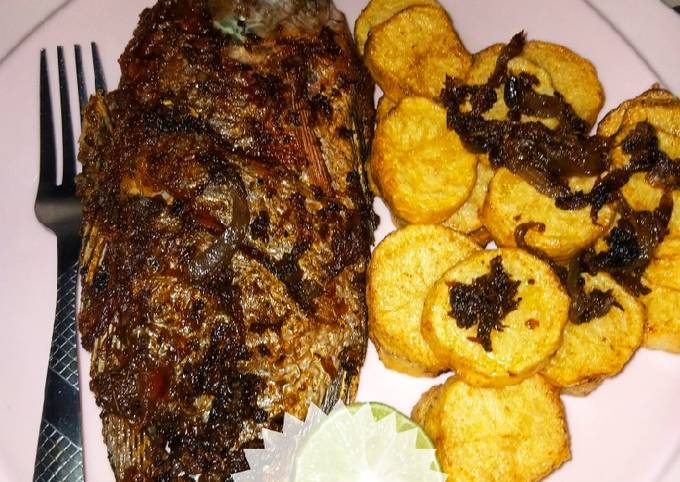 Gashashen kifi girki daga teezah's kitchen - Cookpad