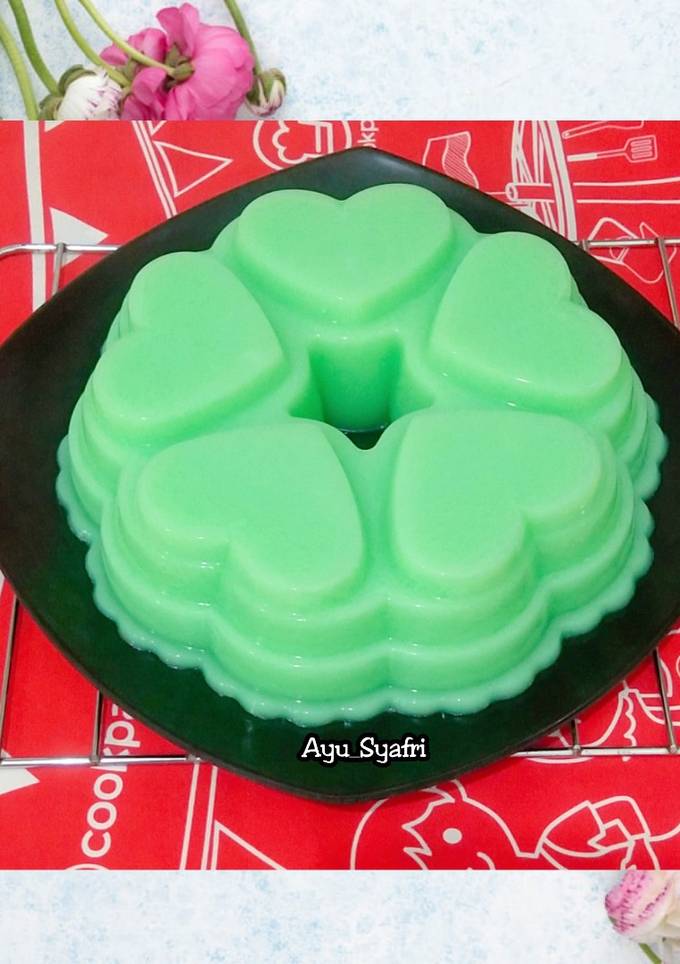 Resep Pudding Susu Coklat Rasa Melon oleh Ayu_Syafri - Cookpad