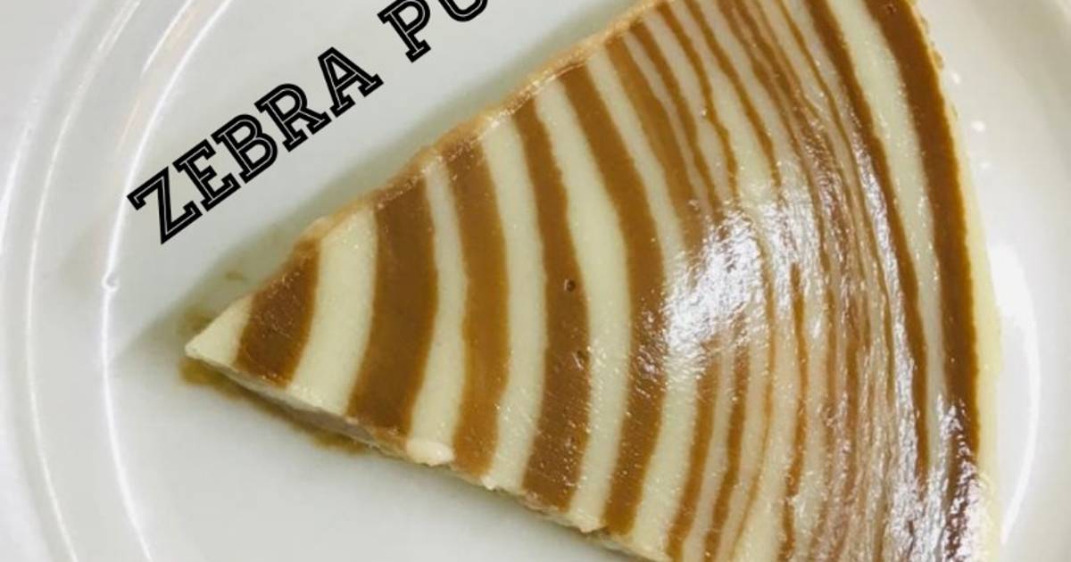 Zebra Pudding Recipe by sumaiya shafi - Cookpad