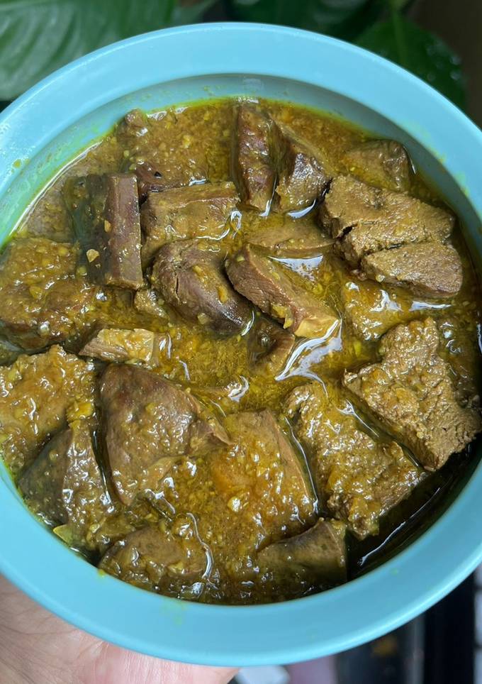 Resep Semur Hati Sapi (Menu Toddler / MPASI 1+) oleh emaprematri - Cookpad