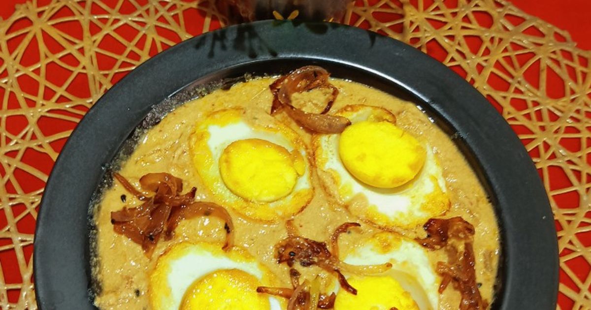 Dim Posto / Egg Curry With Poppy Seeds Recipe by Rita Talukdar Adak ...