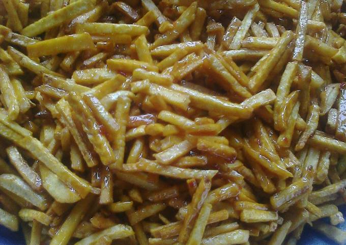 Resep Stik talas pedas manis oleh Pawon Aviva - Cookpad