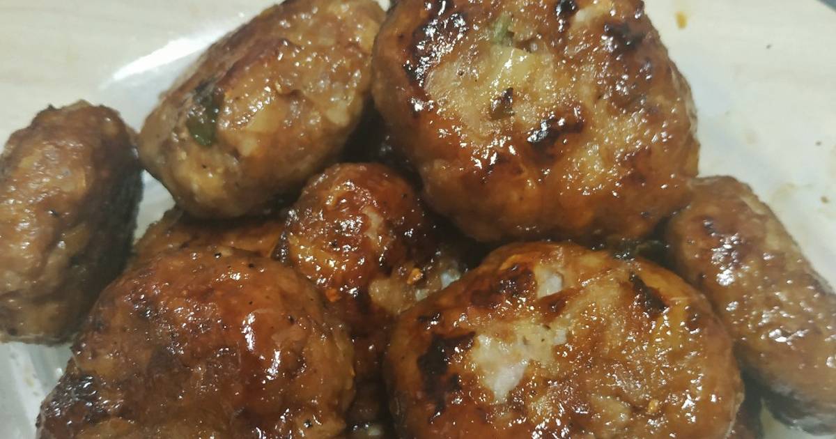 Resep Tteok-galbi (Korean grilled short ribs patties) oleh Intan's ...