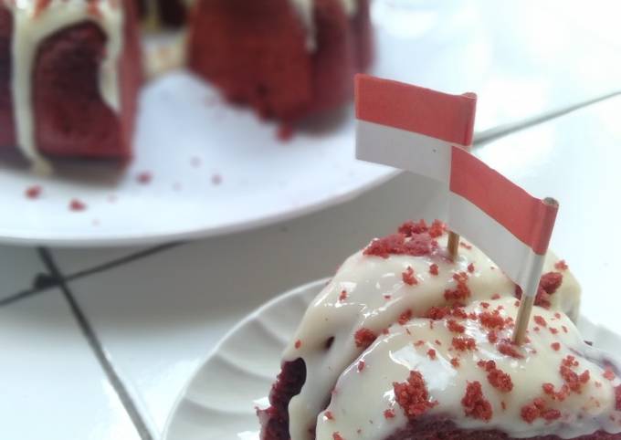 Resep Red Velvet Cheese Merah Putih oleh Yuyun - Cookpad