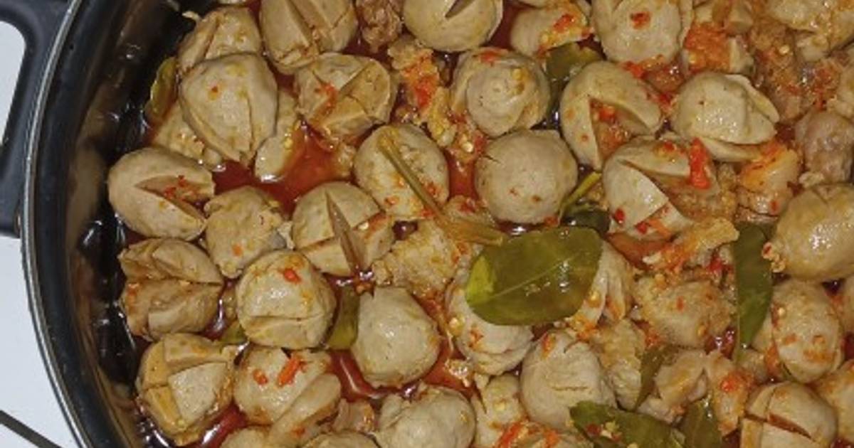 Resep Bakso kuah mercon (enakk, segerrr) oleh Ima Athariz - Cookpad