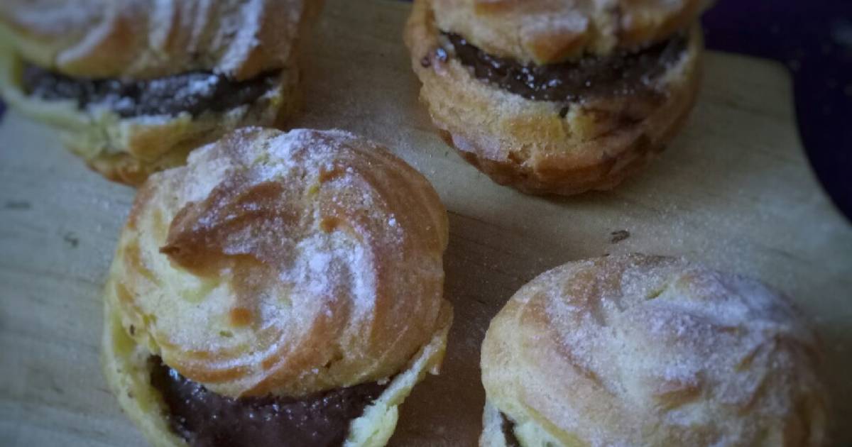 Resep Choco Crunchy Choux Puff oleh Erika Damayanti "Cemilan Kakak Mika ...