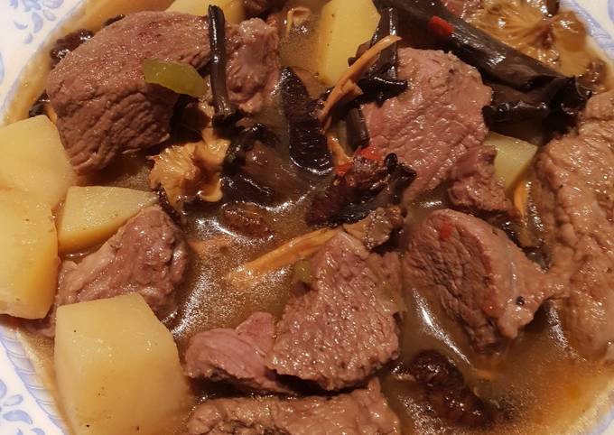 Ternera con setas Receta de Dandes- Cookpad