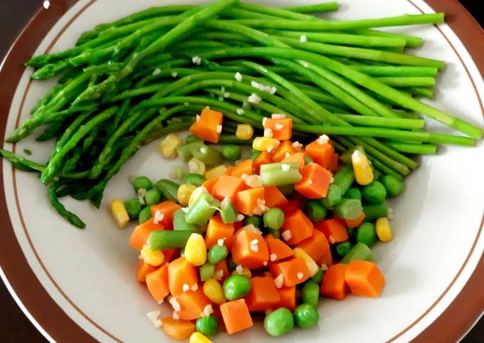 Resep #614 sayur pelengkap steak oleh angel aje 💟 - Cookpad