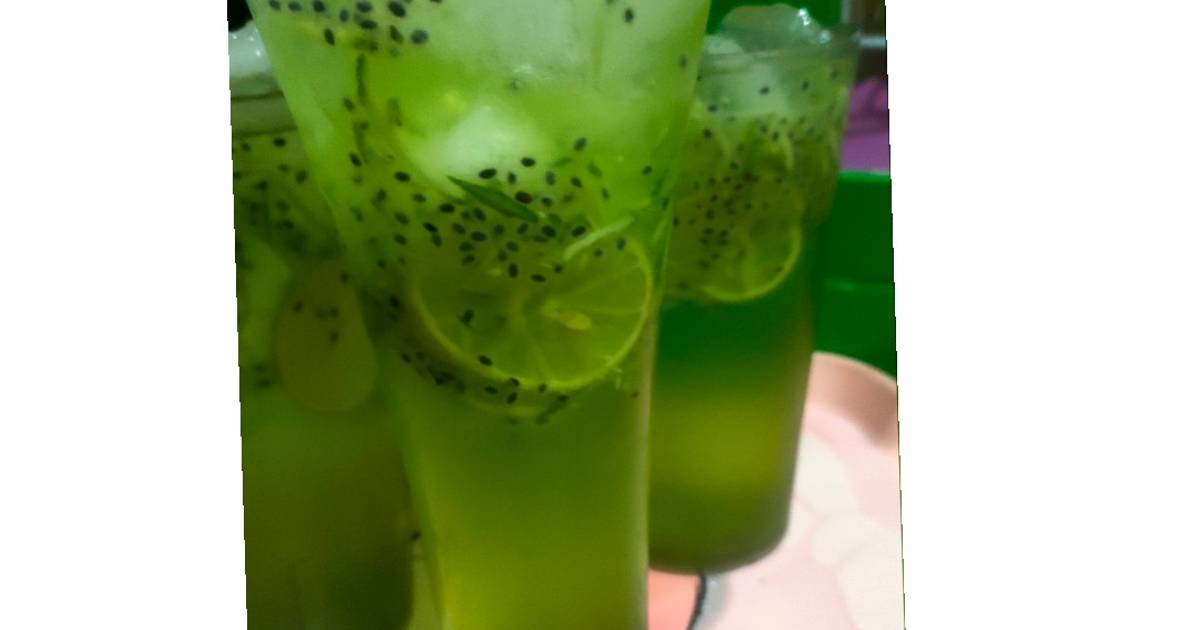 Resep Es Timun selasih jeruk nipis oleh Shanty Abas - Cookpad