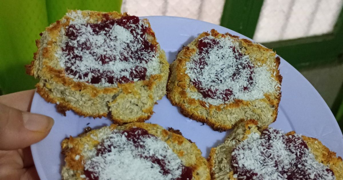 Pepas De Banana Y Coco Con Mermelada De Frutilla Casera Receta de Vero ...