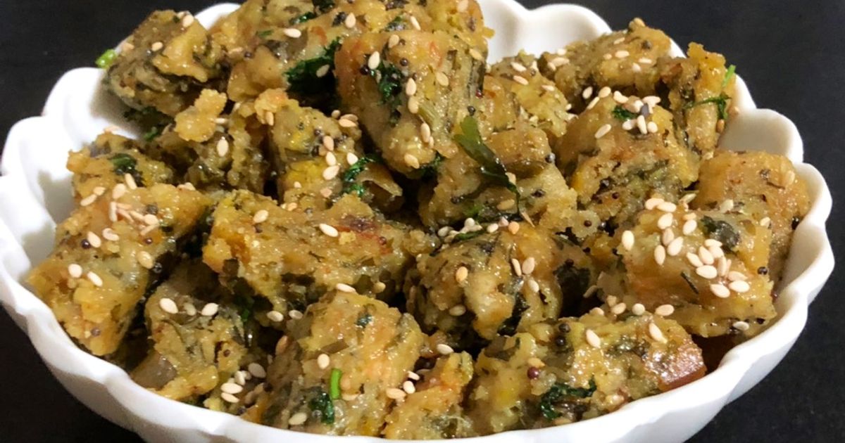 Methi Palak Muthiya Dhokla Recipe by Bhavisha Hirapara - Cookpad