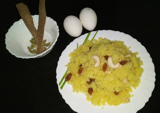 Egg Halua Recipe by Madhumita Bhowmick Chakraborty - Cookpad
