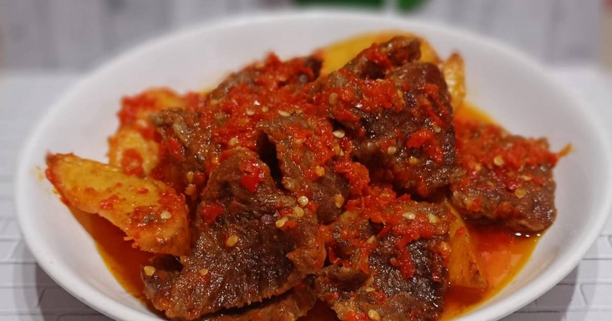 Resep Balado Daging Kentang oleh yonita indrasary - Cookpad