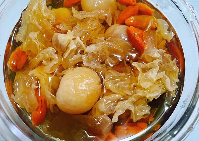 Resep Pek bok ni herbal / jamur putih salju es herbal oleh shy_kitchen ...