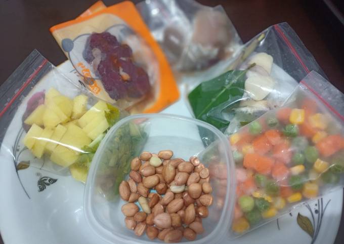 Resep Menu mpasi (6 bulan 9 hari) prohe daging dan fillet ikan lele ...