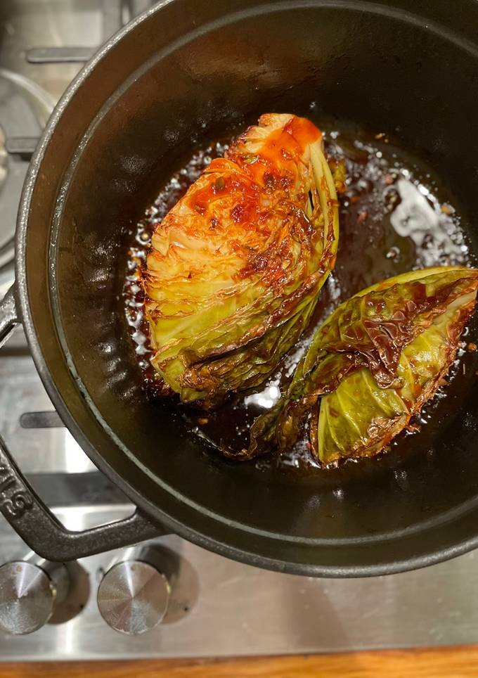 Charred cabbage Recipe by Sam Meadley - Cookpad