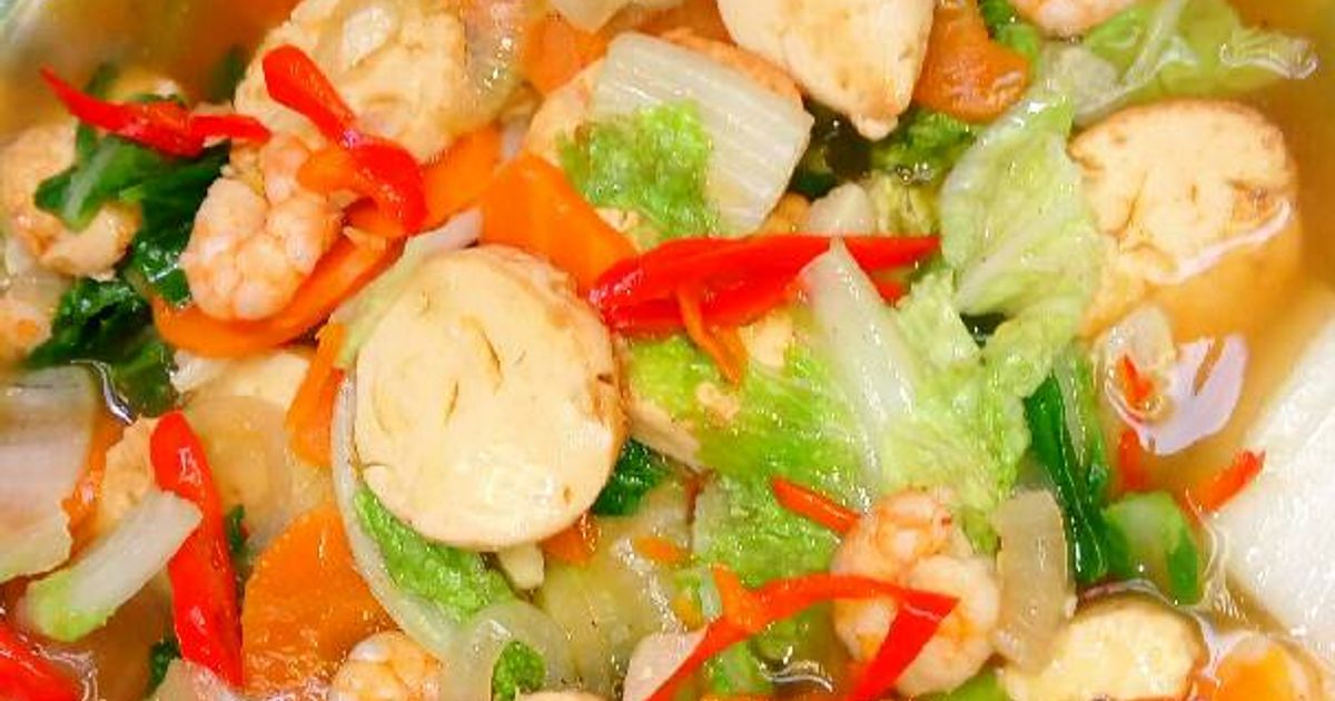 Resep Sapo Tahu Udang Simpel 🍲🍤 oleh Kaka beryl @amrii_g2 - Cookpad