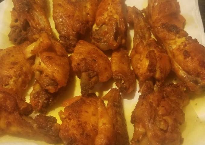 Alitas fritas Receta de Maria Sola- Cookpad