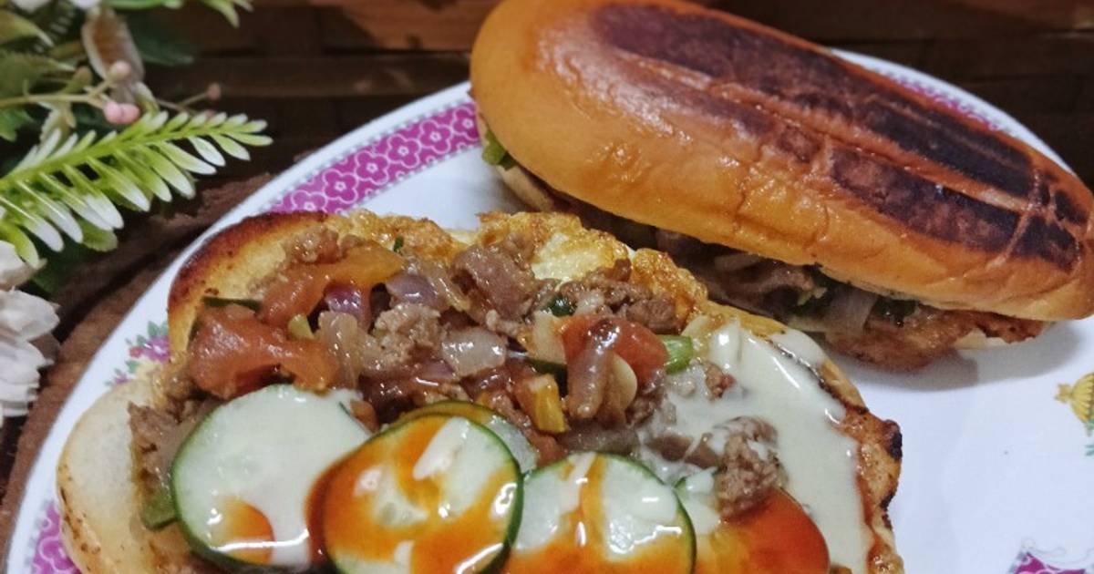 Resipi Roti john berinti daging oleh Hani Shaimi - Cookpad