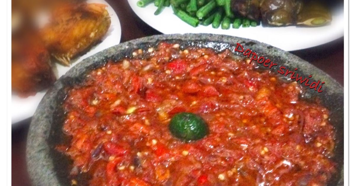 Resep Sambal Bawang Terasi Cobek oleh Dapoer sriwidi - Cookpad