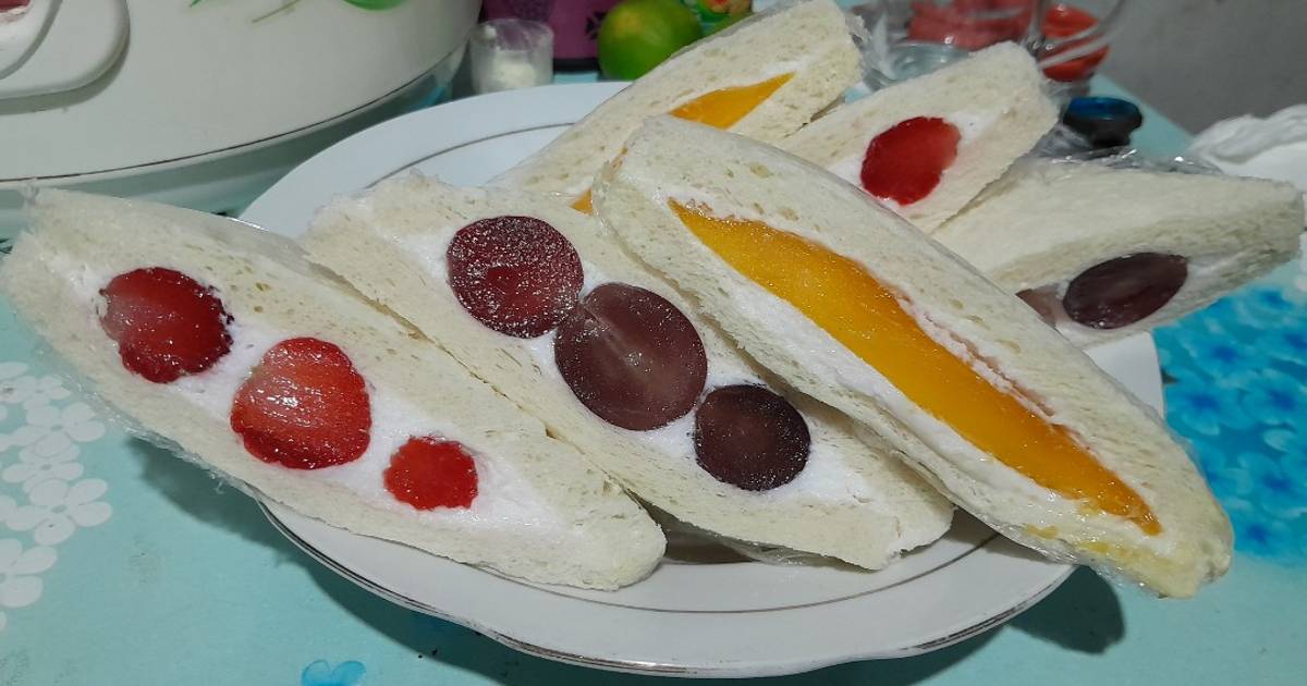 Resep Fruit Sando Jepang yang lembut & segar: Mudah dibuat!