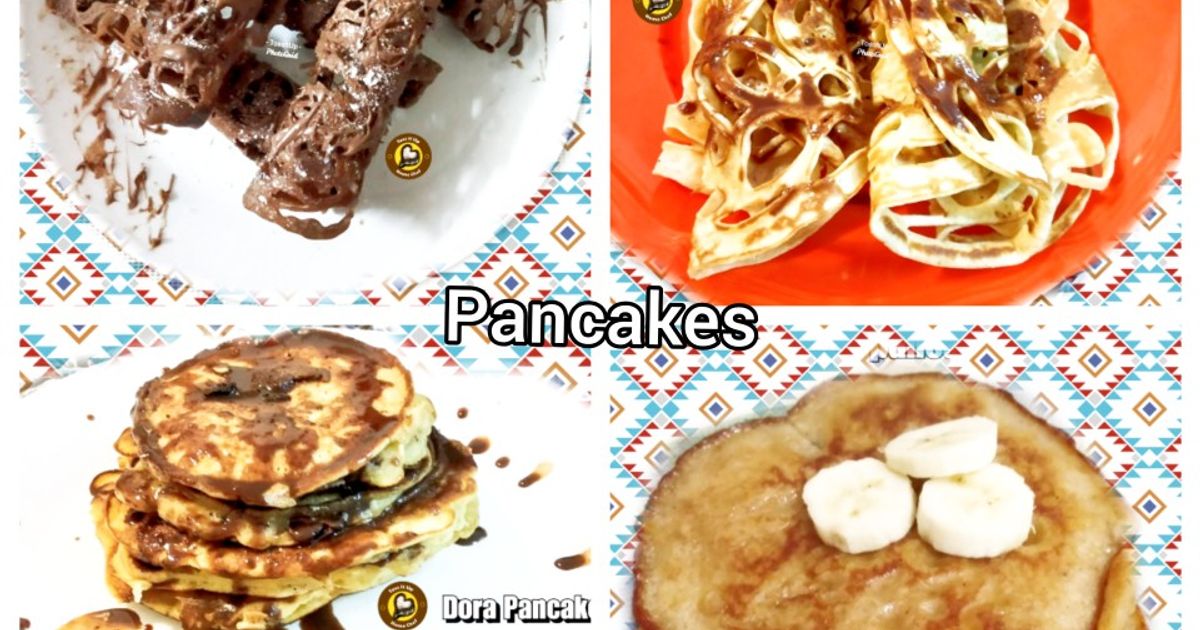 4 Different Types Of Pancakes Recipe by Rumana Irfan - Cookpad
