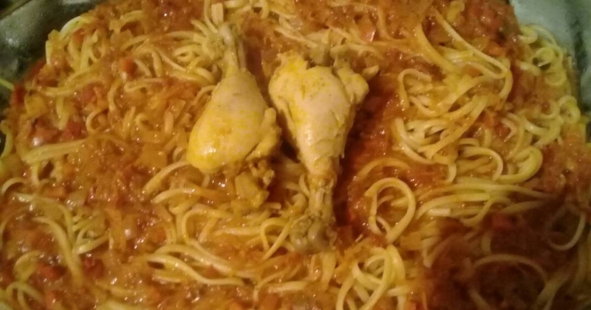 Espaguetti con Salsa Roja y Pollo Sabrosisimo😊😃!!! Receta de Barbie ...