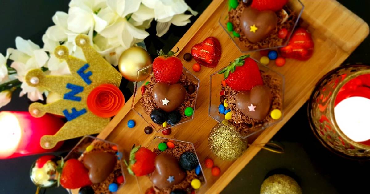 Oreo Kiri Chees Shots(no bake no mess) Recipe by Mahwish Ahmed - Cookpad