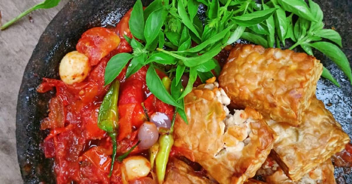 22 resep pecek tempe enak dan mudah - Cookpad