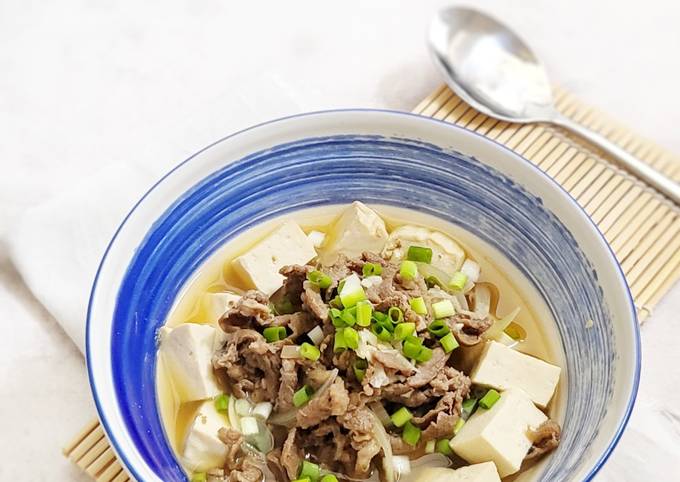 Resep Nikusui / Japanese Beef Soup oleh ricke - Cookpad