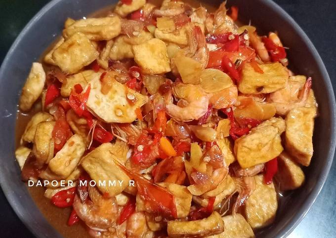 Resep Oseng Tahu Udang Kecap Pedas oleh Nurul Hikmah - Cookpad