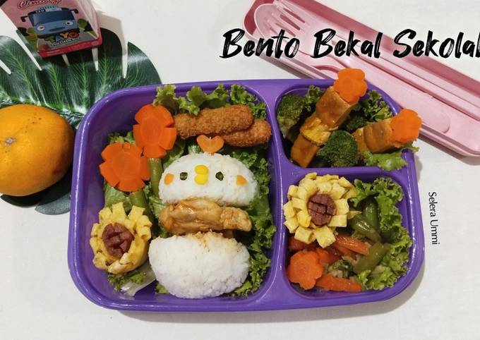 Resep Bento Bekal Sekolah oleh Selera Ummi - Cookpad
