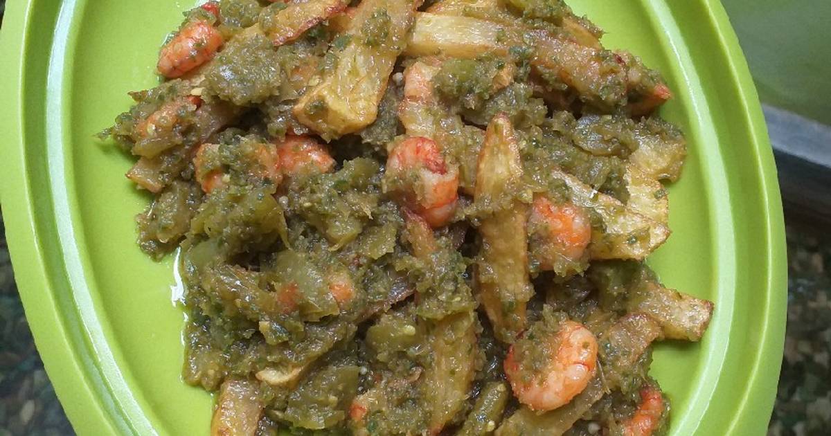Resep Udang kentang cabe ijo oleh #sarahmemasak - Cookpad