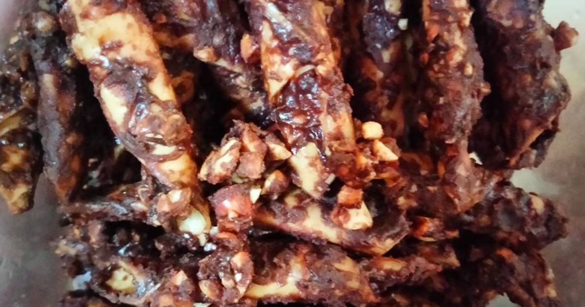 Resep Stik pangsit coklat kacang oleh tiara - Cookpad