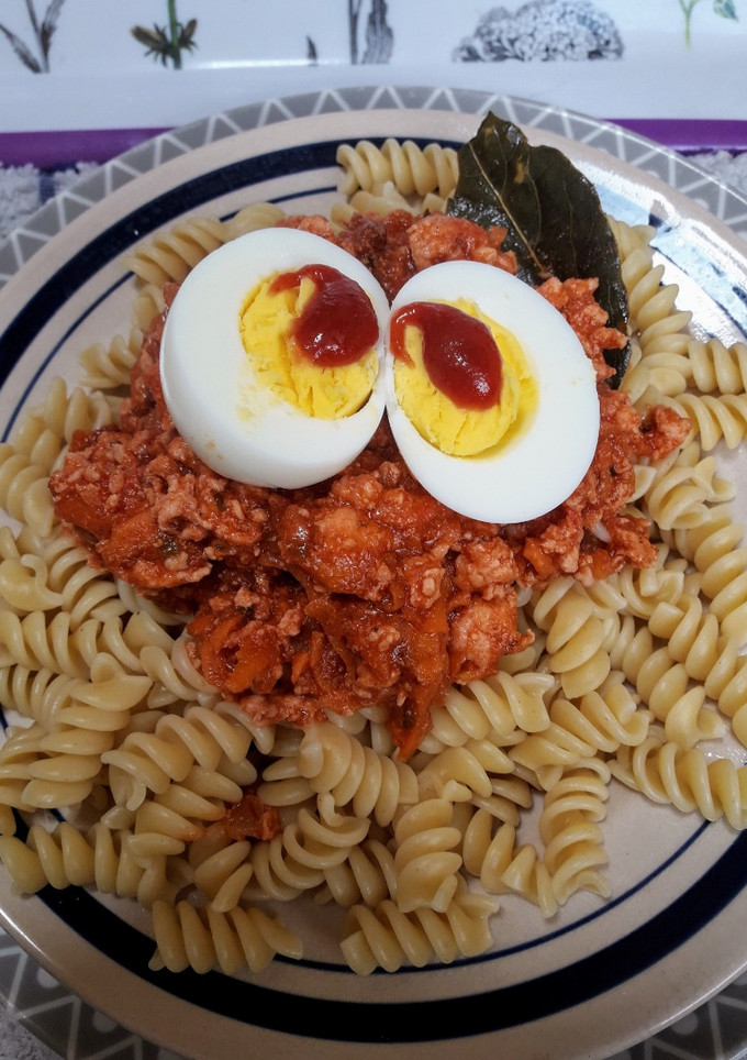 Pasta Con Carne Molida De Pavita Receta de Carmen Capella- Cookpad
