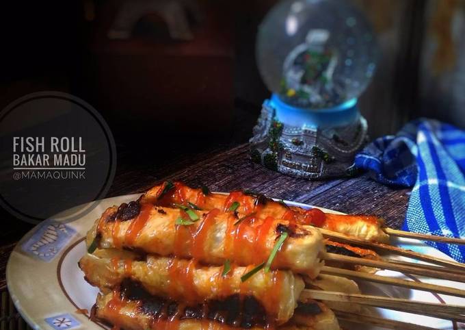 Resep Fish Roll Bakar Madu oleh Mamaquink - Cookpad