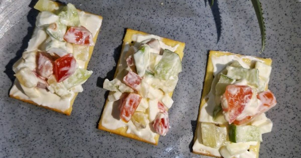 7 resep canape dari cracker enak dan mudah - Cookpad