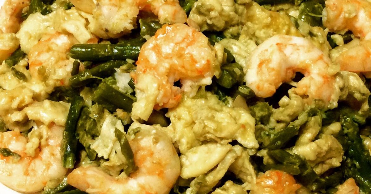 Revuelto De Espárragos Trigueros Y Langostinos Receta de Mayte Fuentes ...