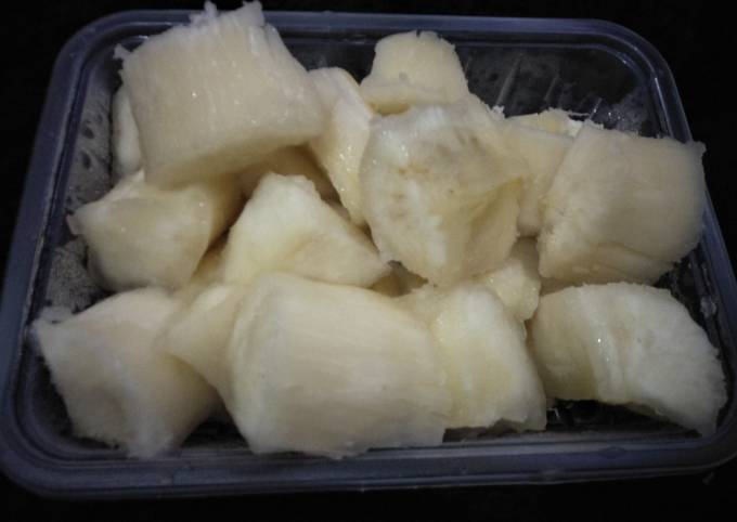 Boiled cassava Recipe by felix okello - Cookpad