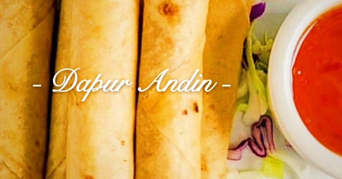 Resep Lumpia Jagung Pedas Dower With Vegetable Color oleh Dapur Andin ...